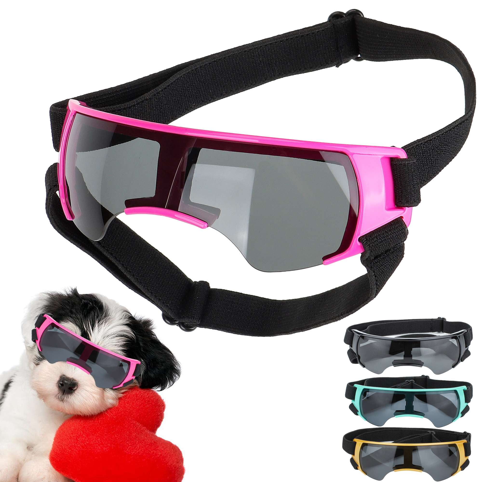 Gustave Dog Goggles Sunglasses UV Protection for Small Medium Breed ...