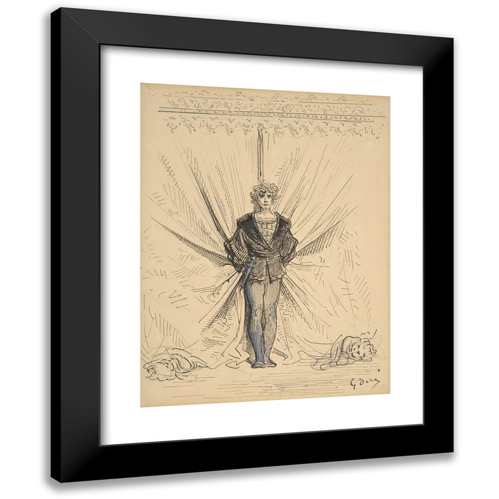 Gustave Doré 19x24 Black Modern Framed Museum Art Print Titled - A ...