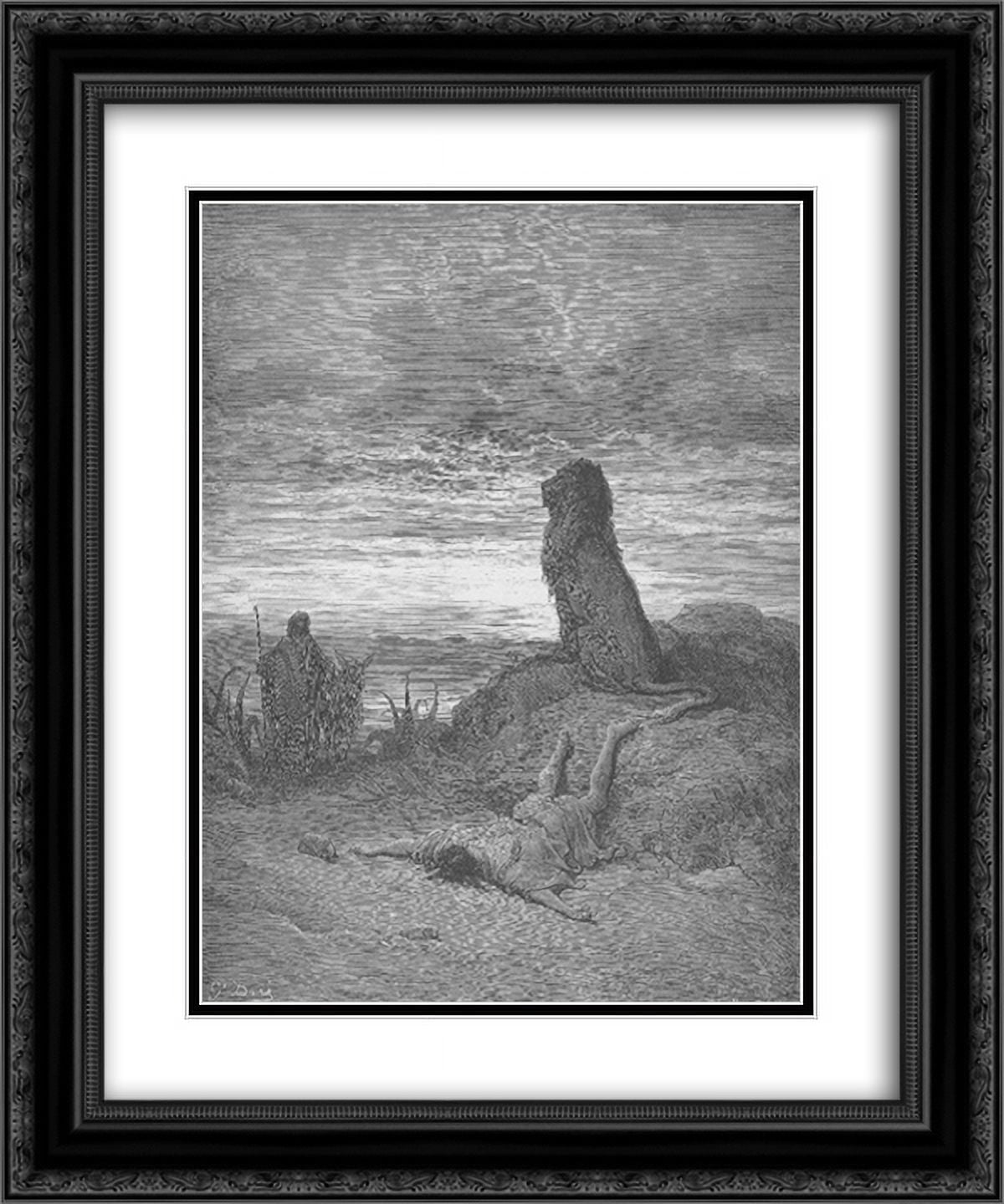 Gustave Dore 2x Matted 20x24 Black Ornate Framed Art Print 'The ...