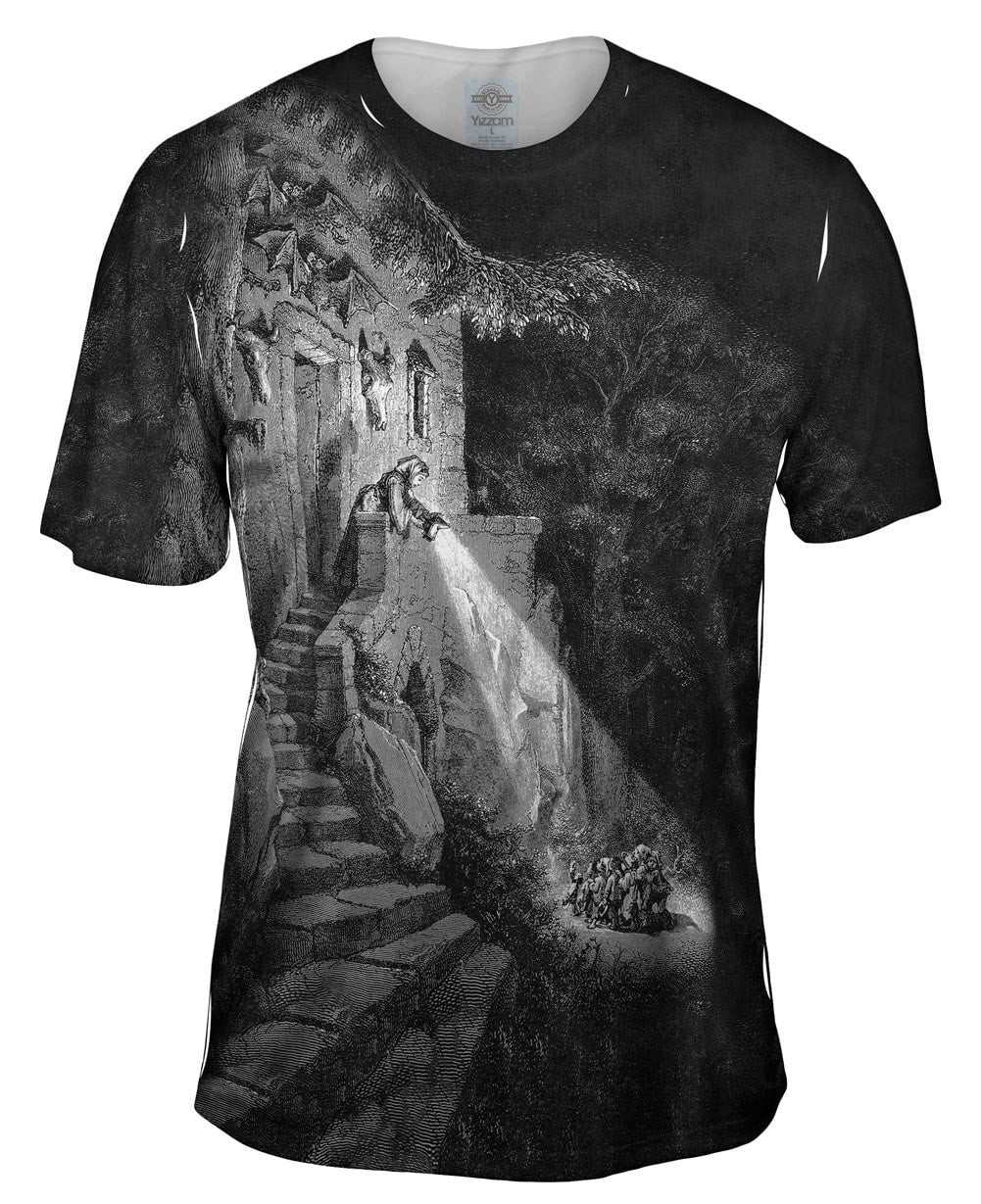Gustave Dore - Light The Night Orphans 1888 Mens T-Shirt All Over Print ...
