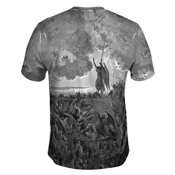 Gustave Dore - Paradise Lost 3 1857 Mens T-Shirt All Over Print ...