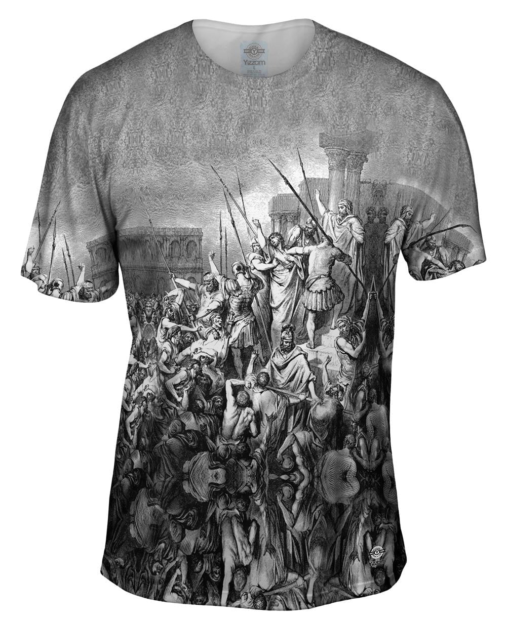 Gustave Dore - St Paul Rescued From The Multitude 1891 Mens T-Shirt All ...