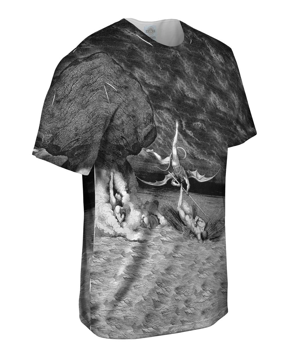 Gustave Dore - The Inferno Canto 22 1857 Mens T-Shirt All Over Print ...