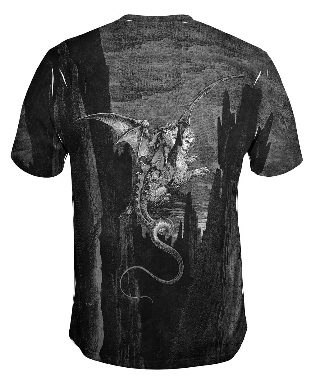 Gustave Dore - The Inferno Canto 41 1857 Mens T-Shirt All Over Print ...