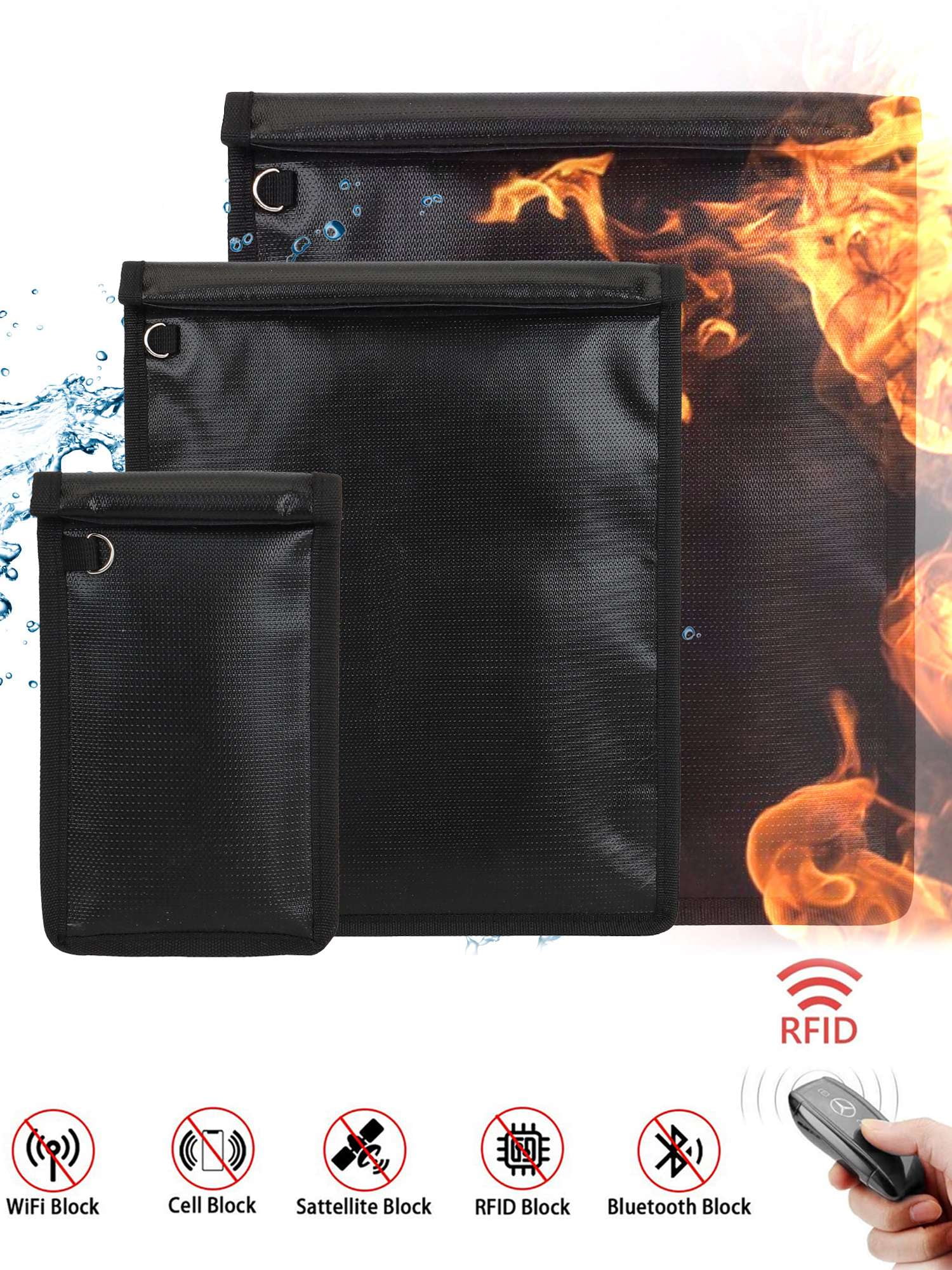 Gustave Faraday Bag Fireproof Waterproof Faraday Cage Key Fob Protector ...