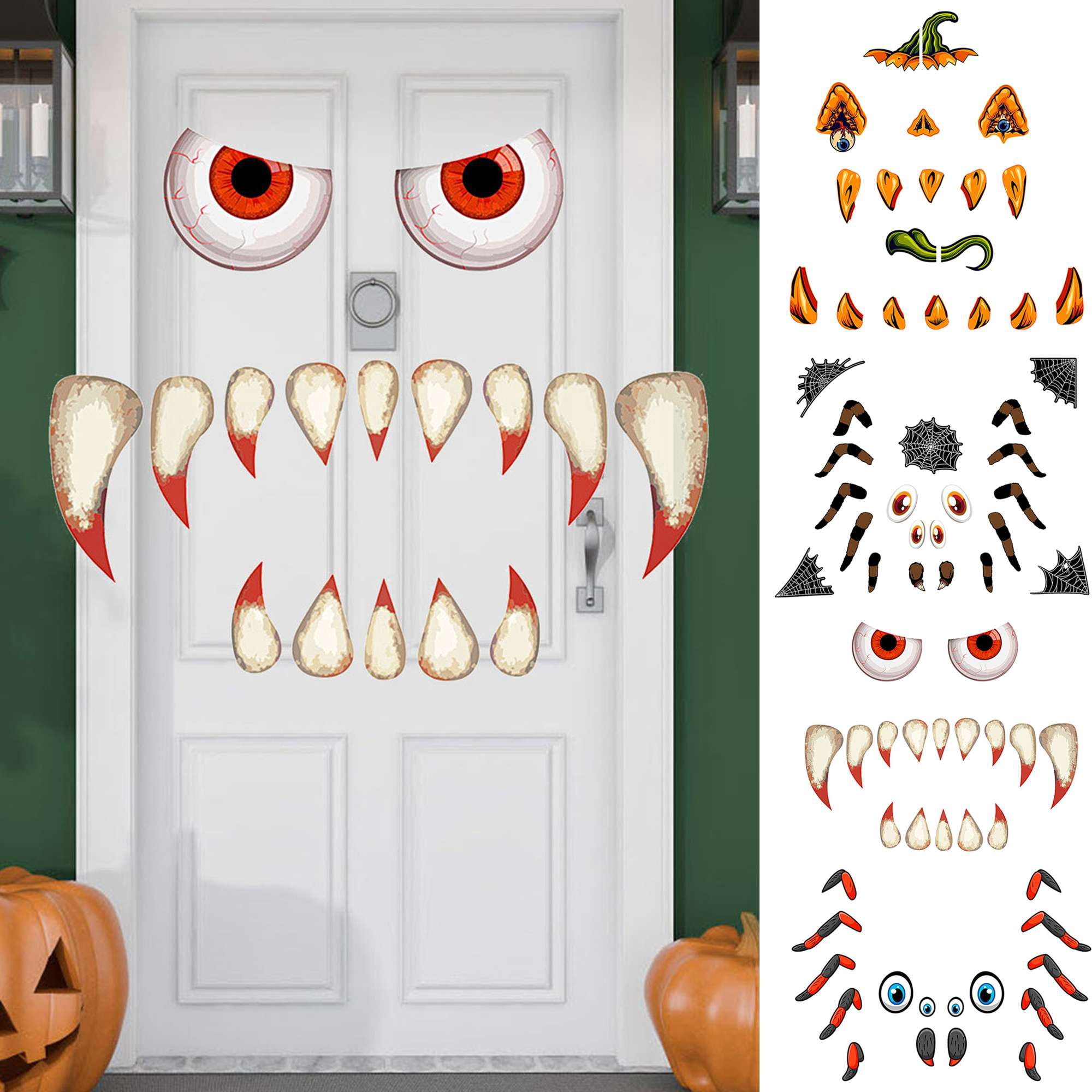 Gustave Halloween Trunk or Treat Car Decorations Kit, Large Spider ...