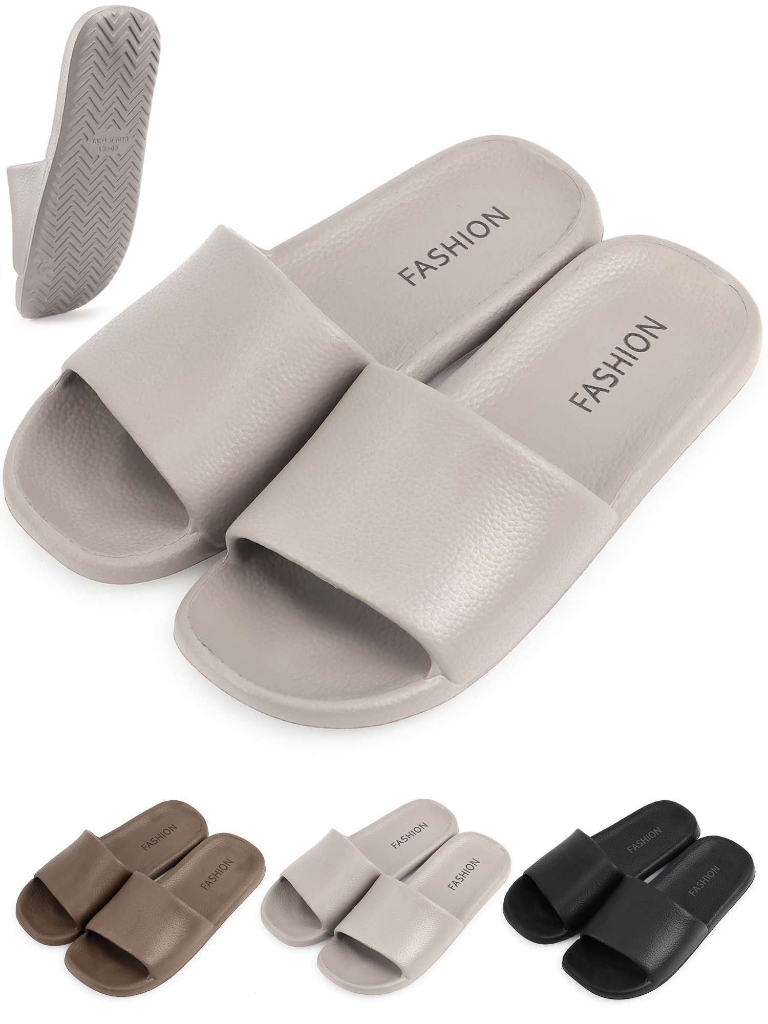 Gustave House Slippers Shower Shoes for Women Men Non-Slip Cloud Slides ...