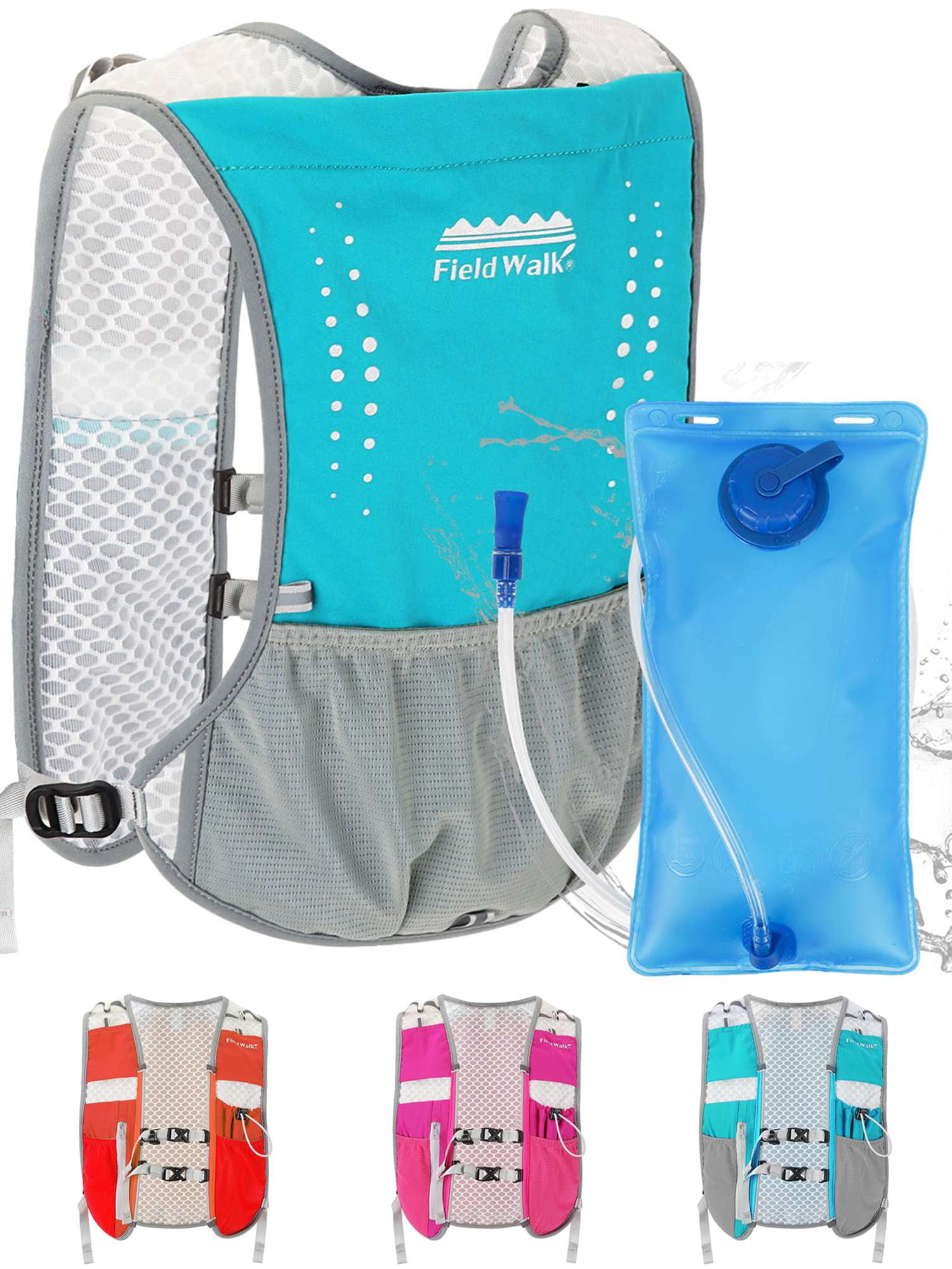 Gustave Hydration Pack Backpack with 2L Water Bladder, Outdoor ...