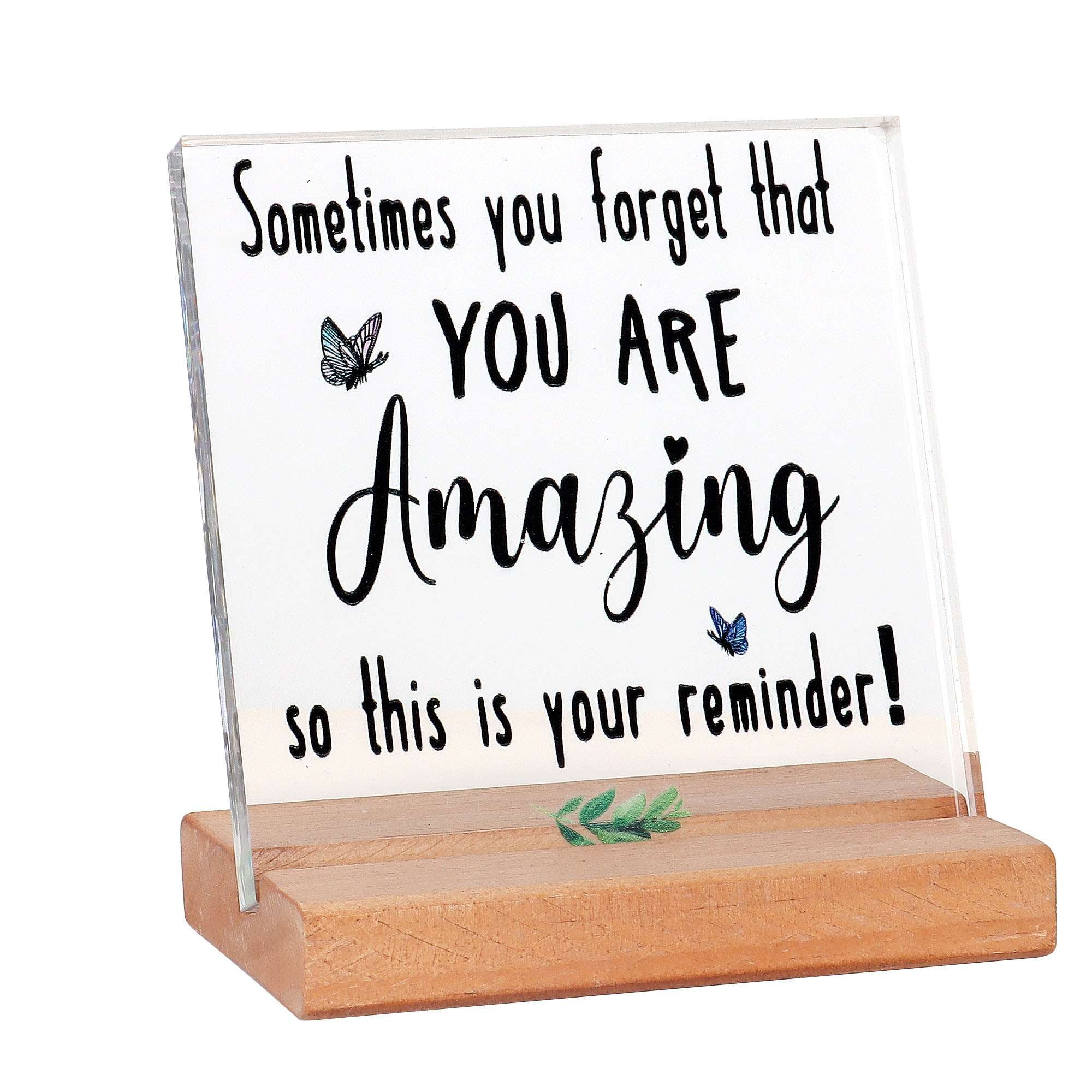 Gustave Inspirational Motivational Gifts Desk Sign Decor Positive ...