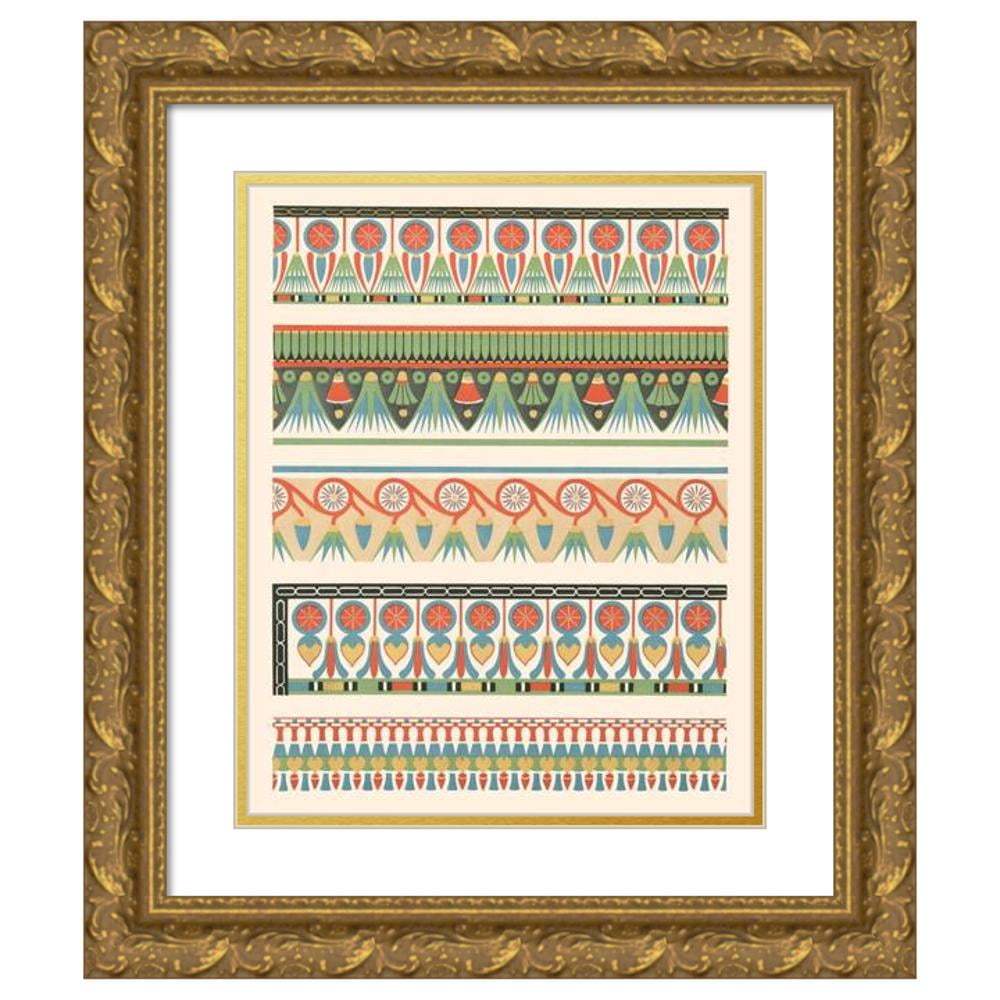 Gustave Jéquier 12x14 Gold Ornate Wood Frame and Double Matted Museum ...