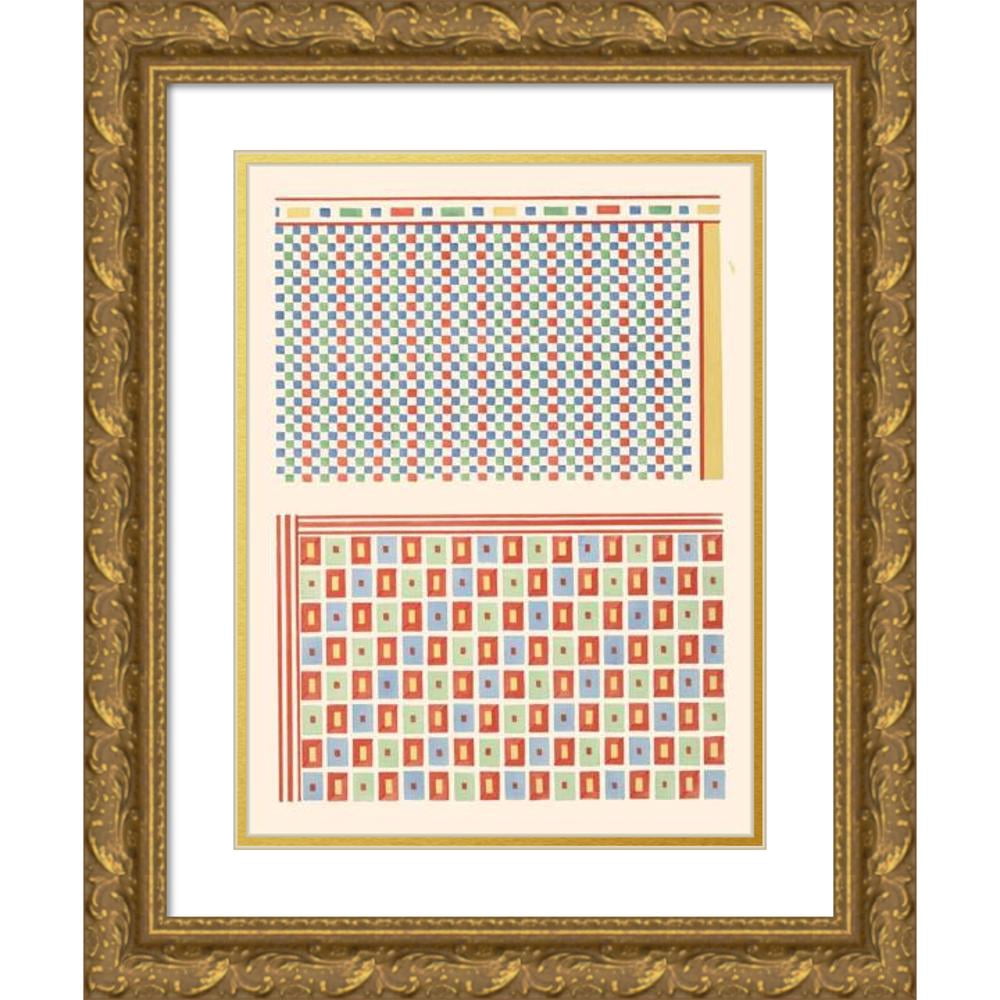 Gustave Jéquier 15x18 Gold Ornate Wood Frame and Double Matted Museum ...