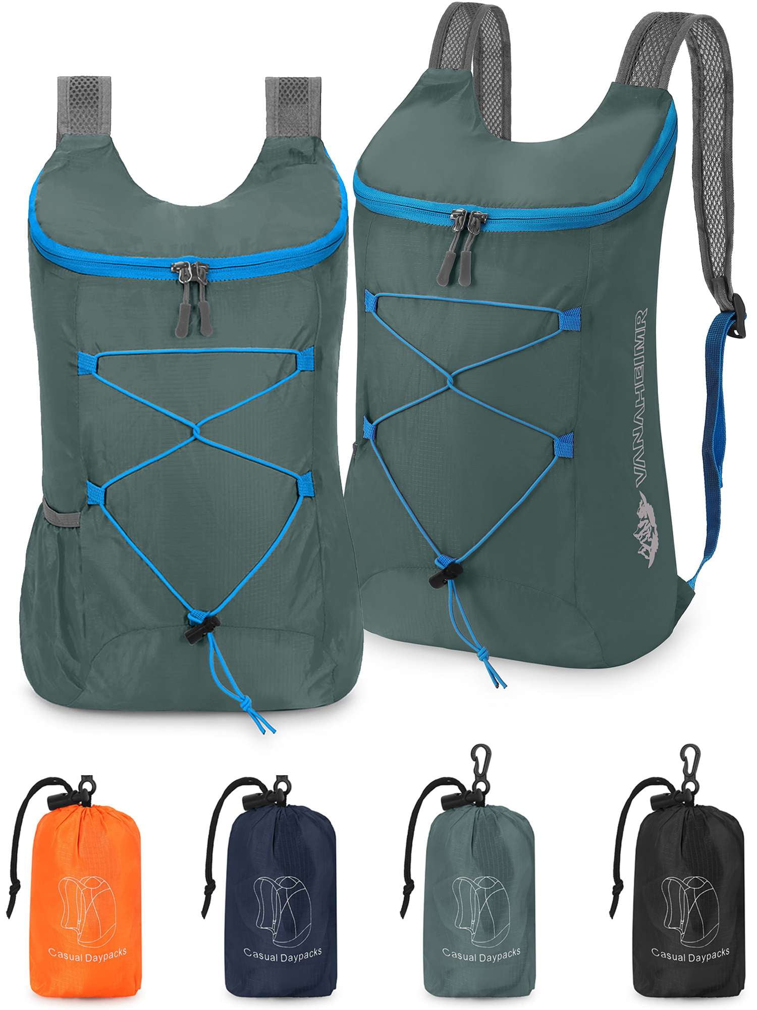 Gustave Lightweight Packable Backpack Travel Hiking Foldable Backpacks ...