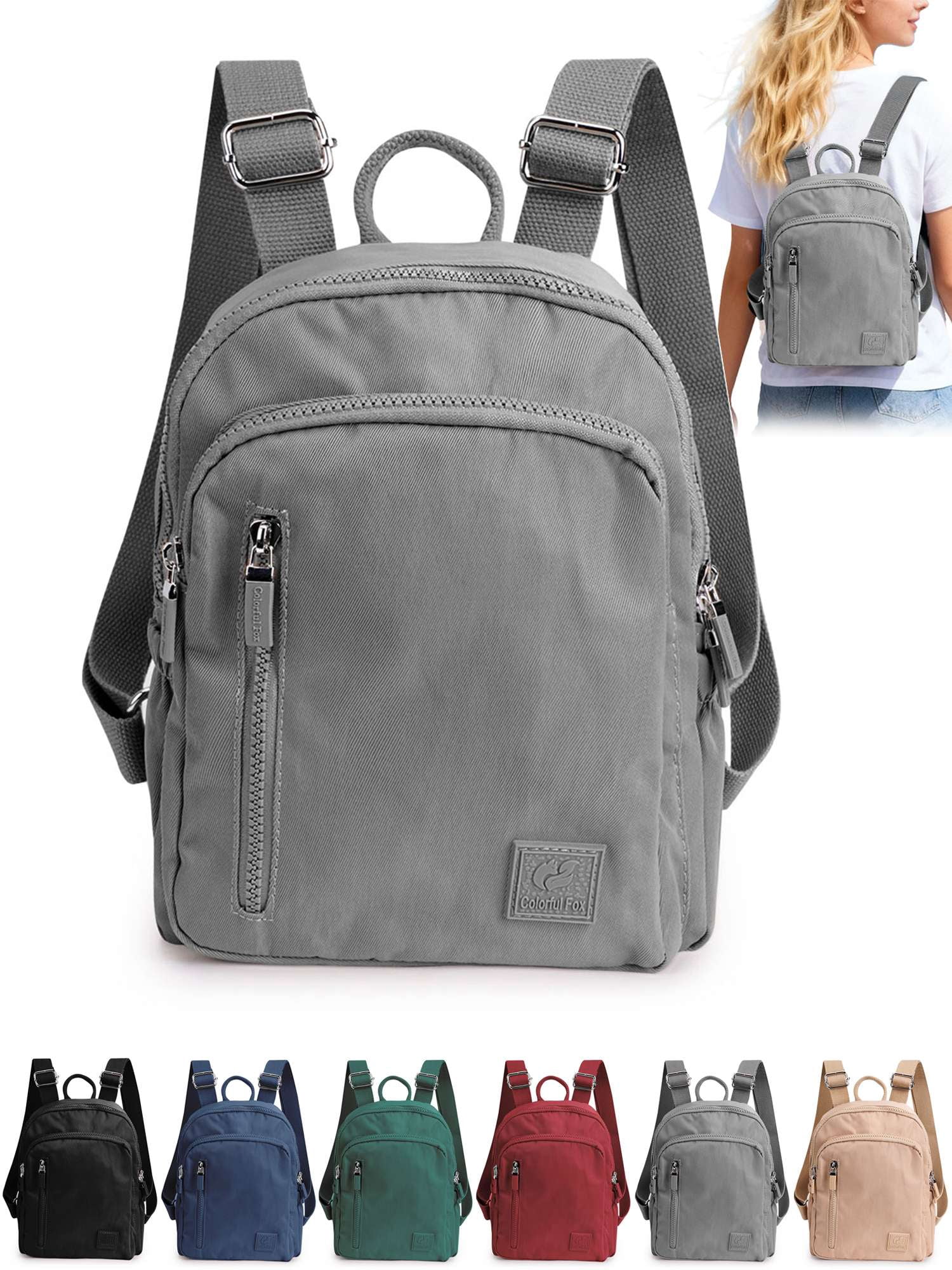 Gustave Mini Backpack Purse for Women Nylon Lightweight Small Daypack ...