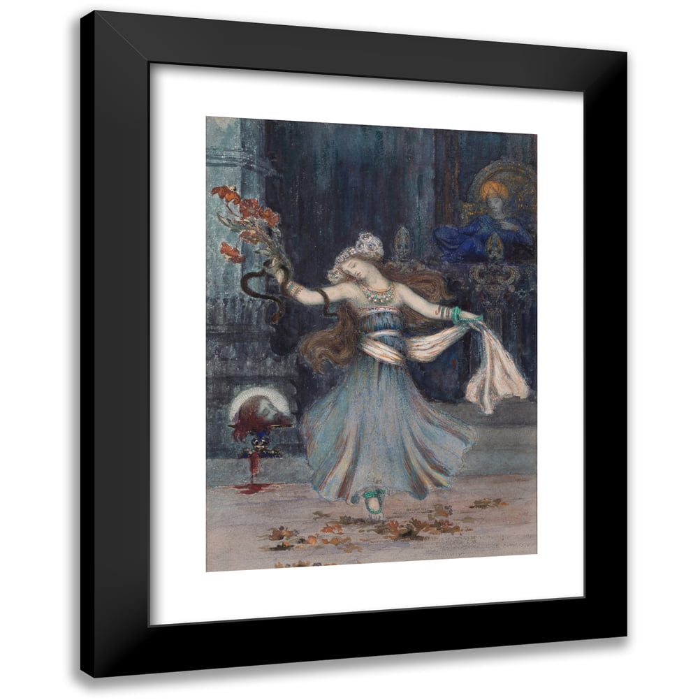 Gustave Moreau 14x18 Black Modern Framed Museum Art Print Titled ...
