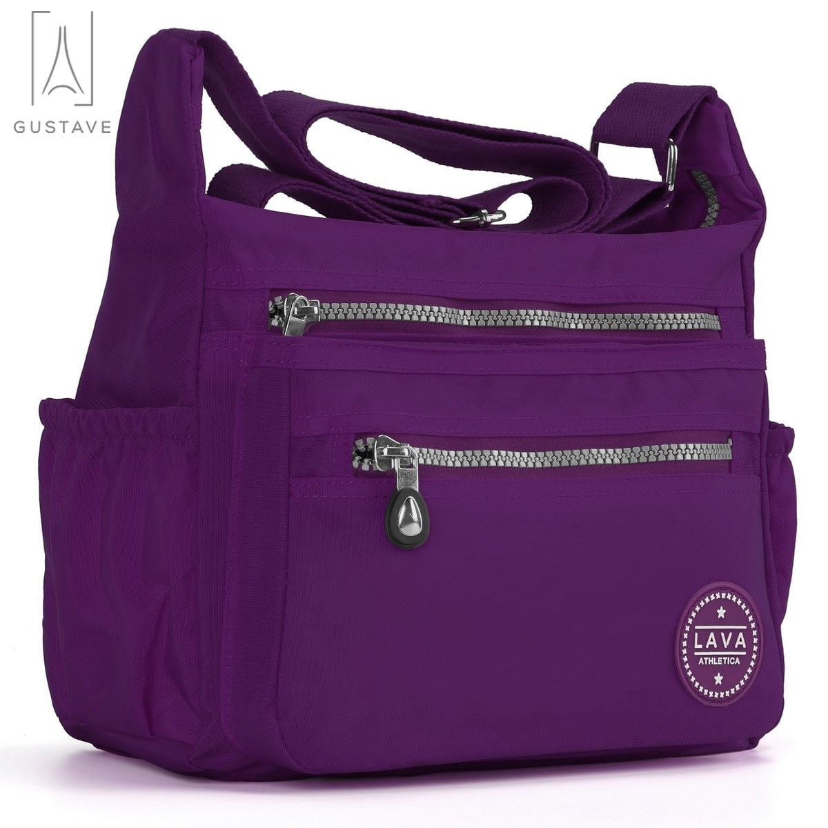 Gustave Nylon Crossboby Bag for Women Waterproof Multi Pockets Shoulder ...