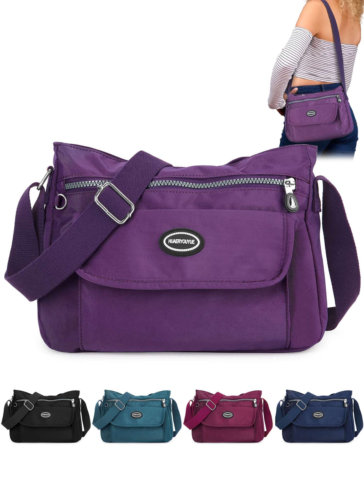 Gustave Nylon Crossbody Bag for Women Waterproof Shoulder Handbag Purse ...