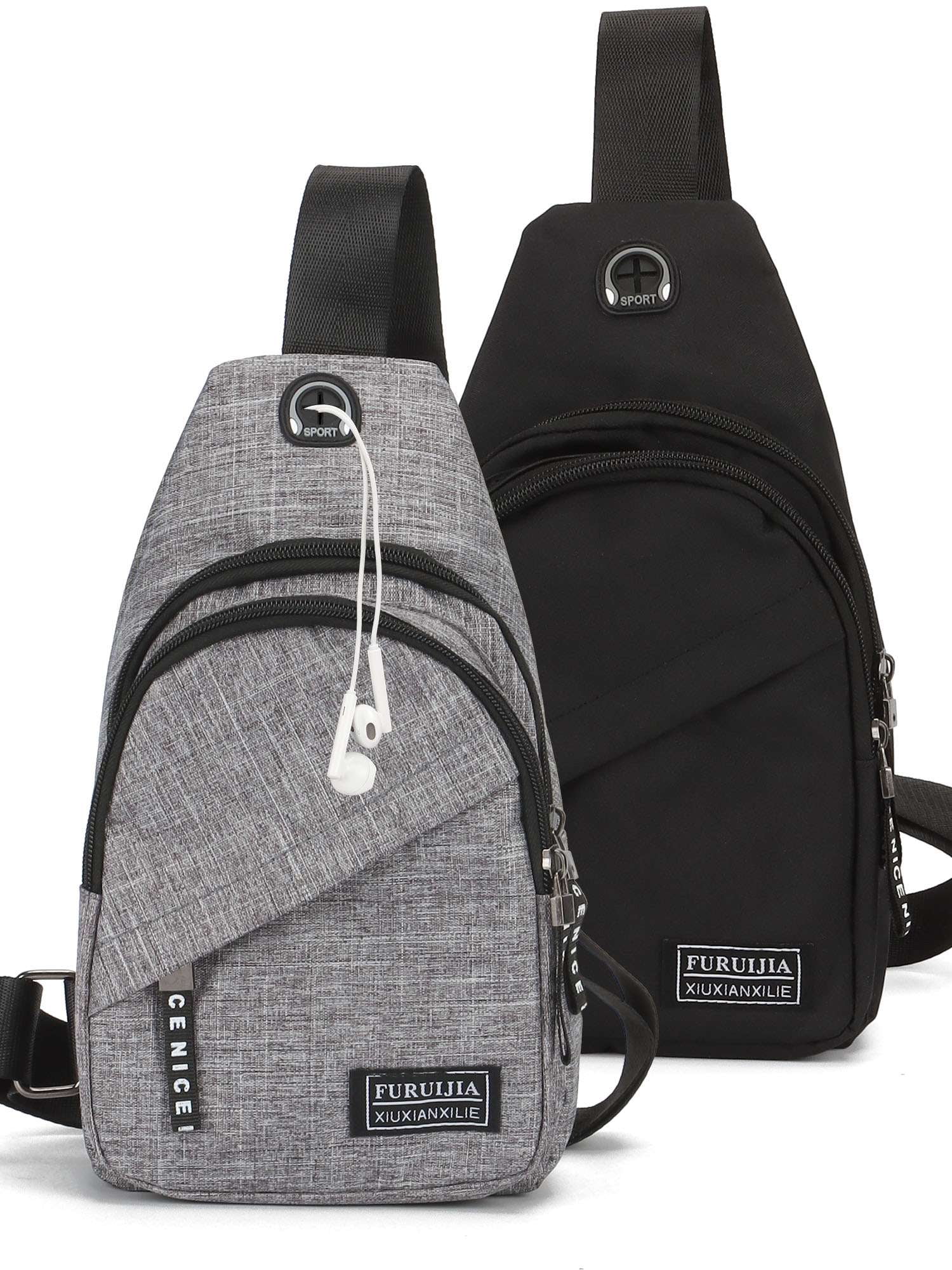 Gustave Oxford Sling Bag Crossbody Backpack for Men Women Small Casual ...