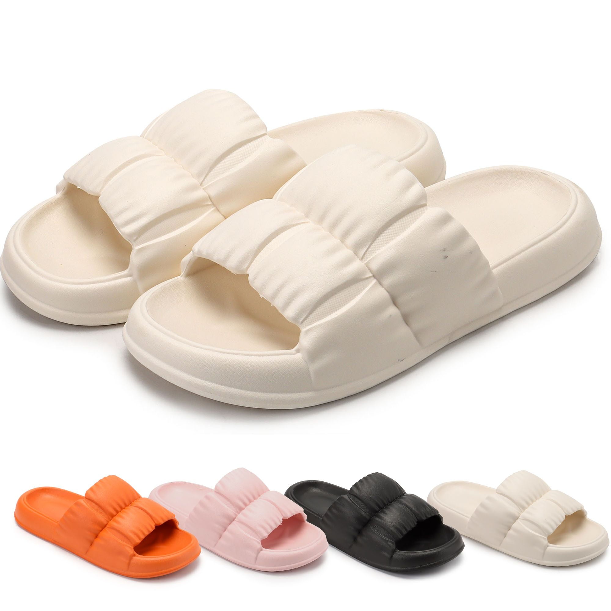 Gustave Adult Pillow Slippers for Women & Men, Summer, Slip On, Soft ...
