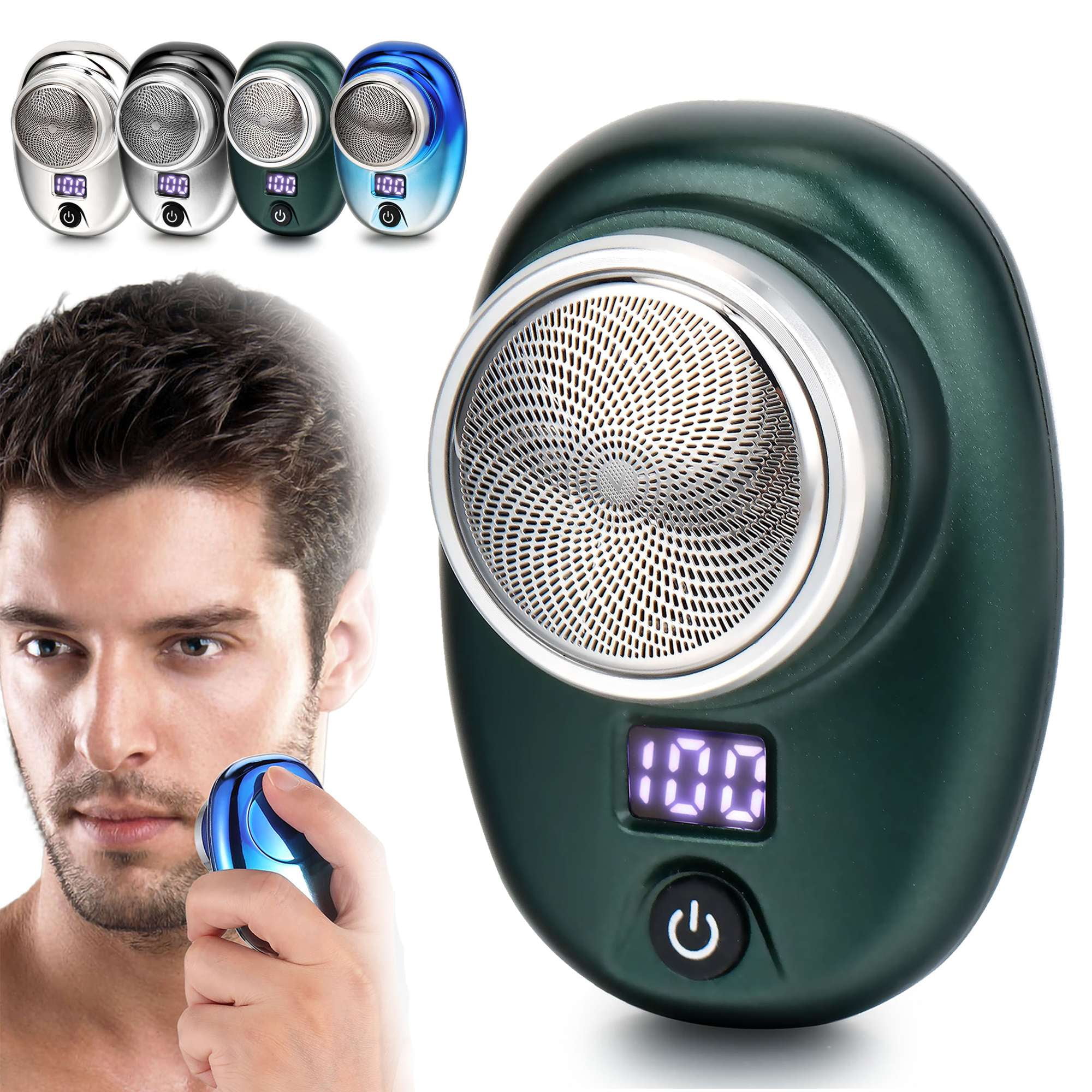 Gustave Portable Mini Electric Shaver Waterproof Travel Pocket Size ...