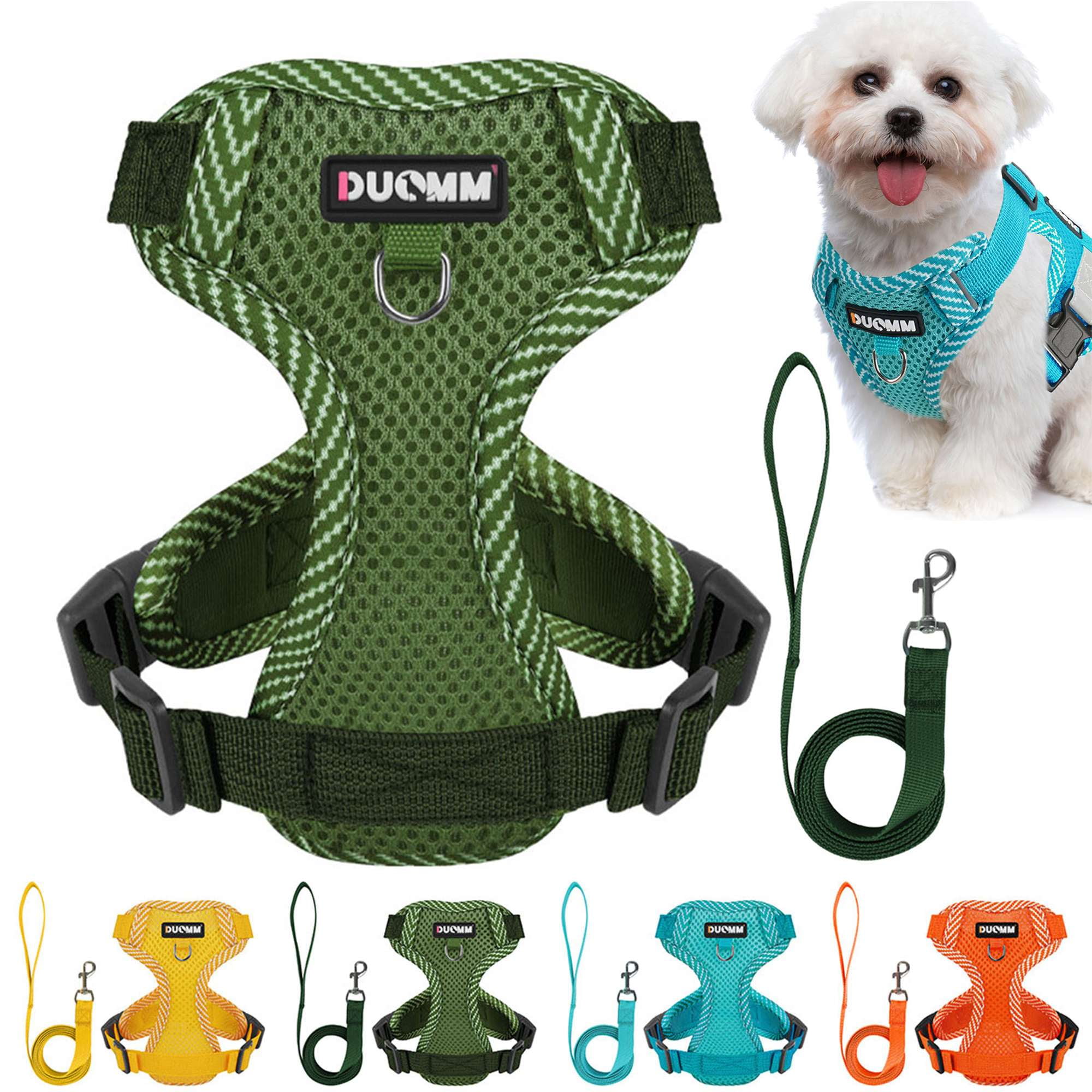 Gustave No Pull Dog Harness and Leash Set Reflective Adjustable Soft ...