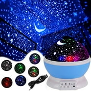 Brightside Cosmo LED Projector, Multicolor Rotating Lights, Outer Space ...