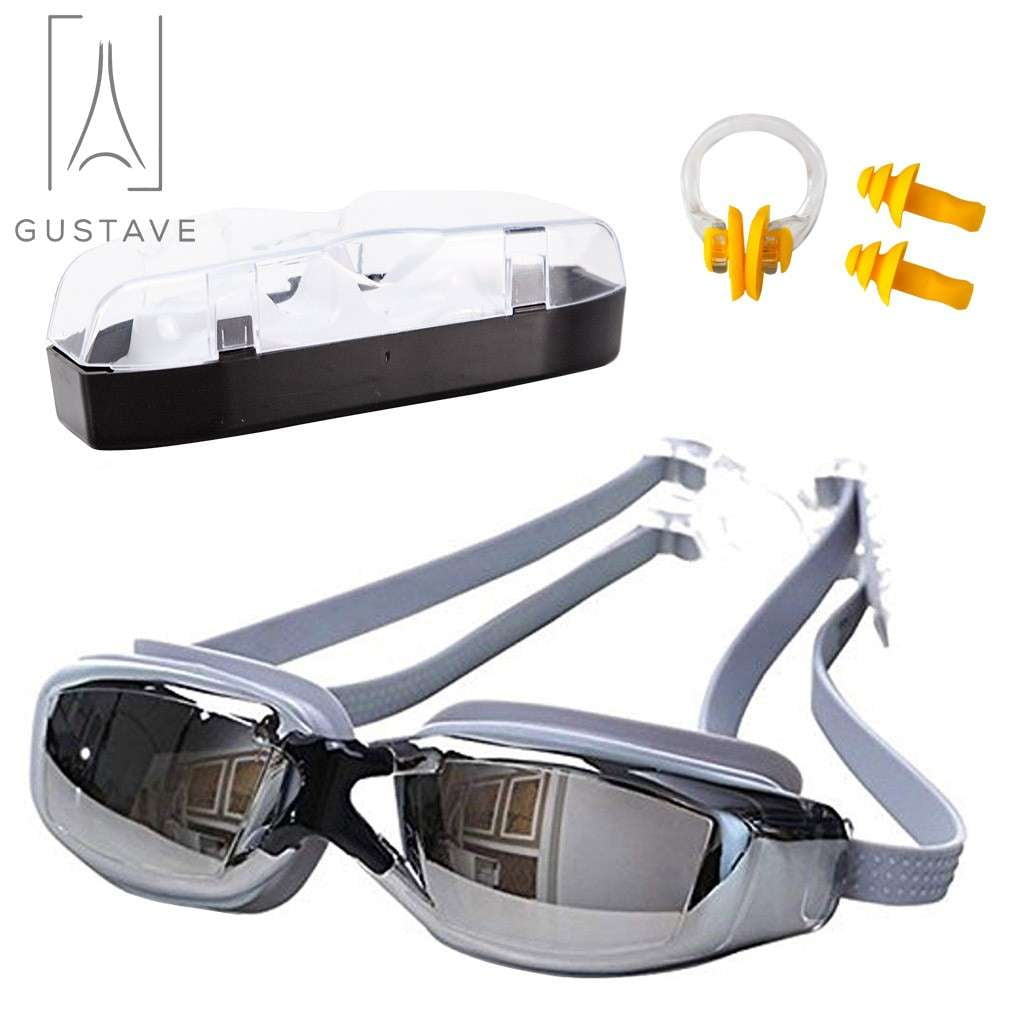 Gustave Swim Goggles, Swimming Goggles No Leaking Anti Fog UV ...