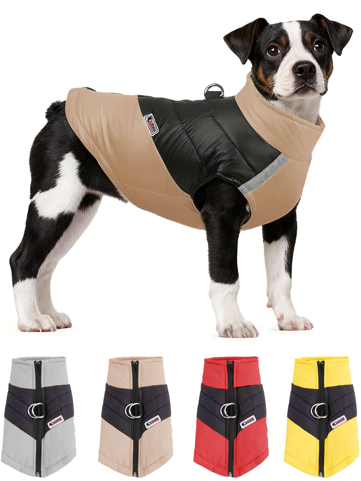Gustave Winter Dog Coat Reflective Warm Dog Jackets Windproof ...