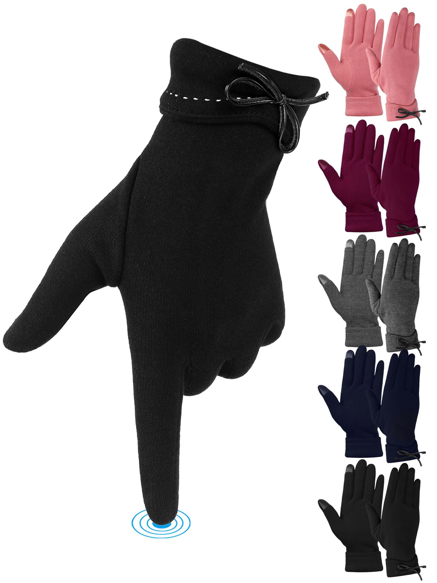 Gustave Winter Warm Gloves for Women Touchscreen Texting Gloves Cold ...