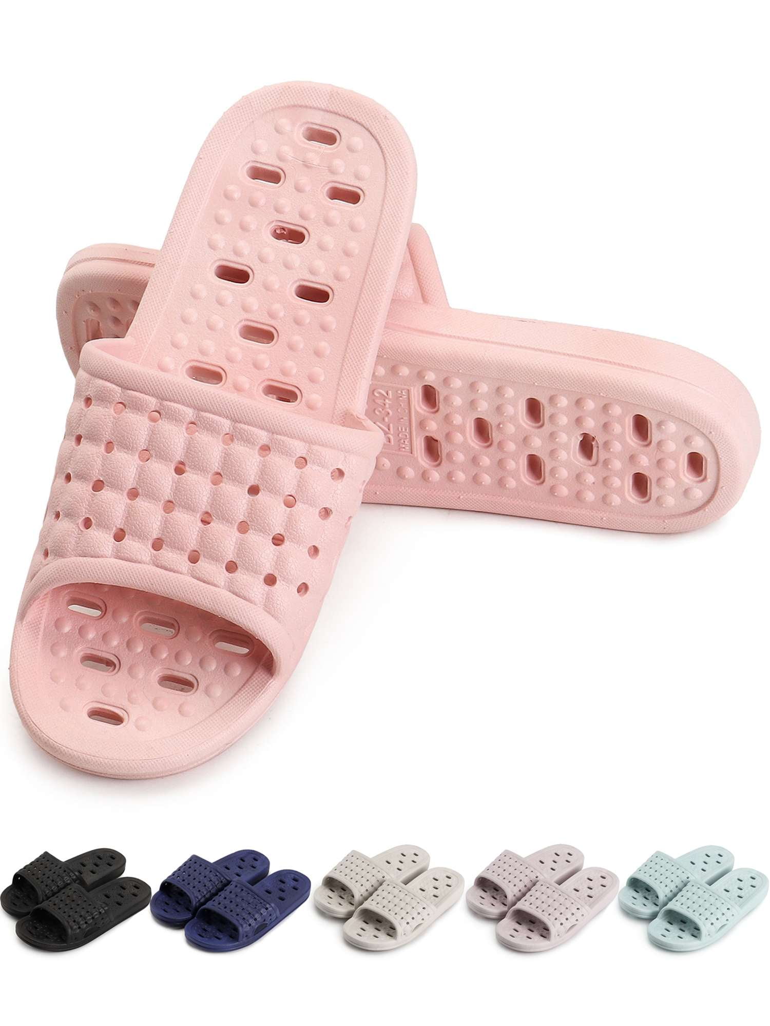 Gustave Women Men Shower Slipper Bathroom Slides Sandals Non-Slip Quick ...