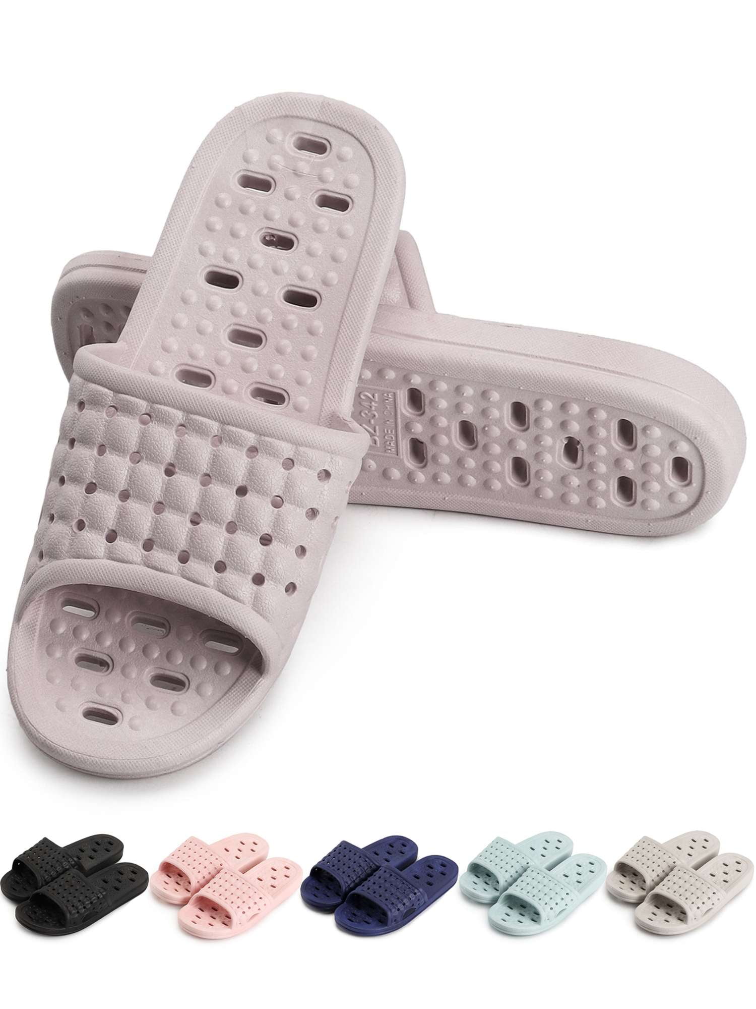 Gustave Women Men Shower Slipper Bathroom Slides Sandals Non-Slip Quick ...