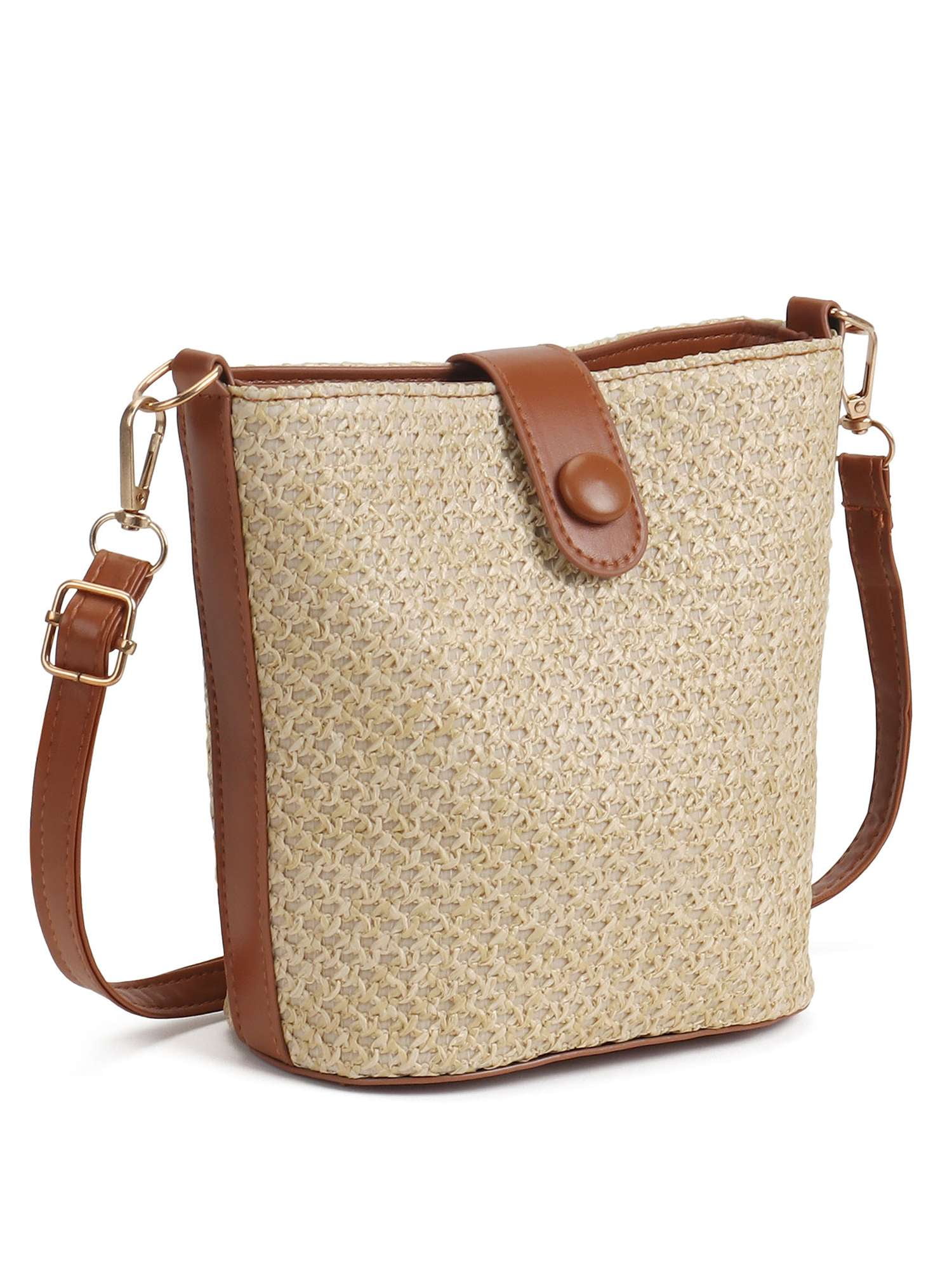 Gustave Women Straw Bag Crossbody Purse Casual Beach Shoulder Bags ...