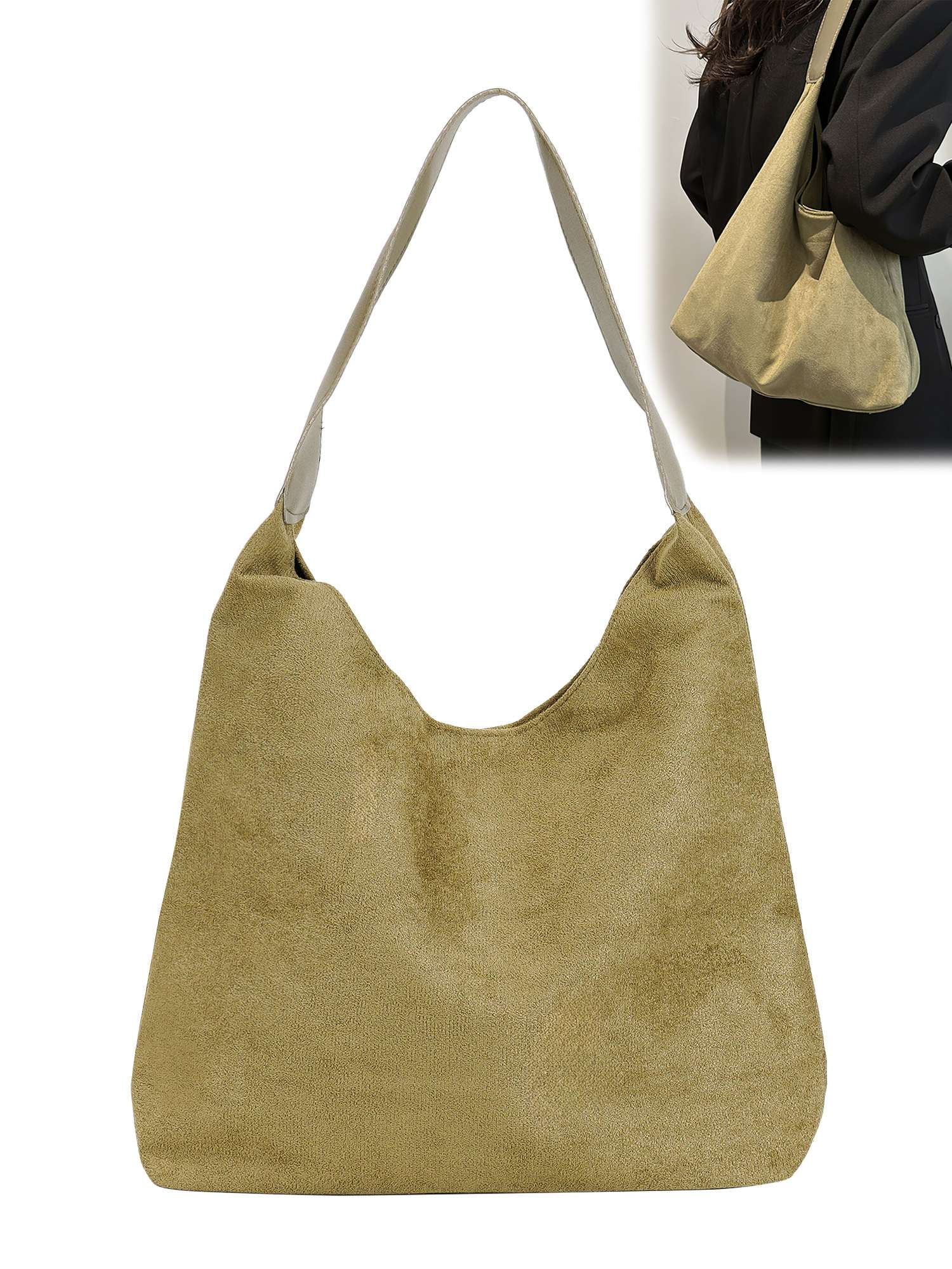 Gustave Women's Slouchy Bag Tote Shoulder Bag Hobo Handbag Retro Faux ...