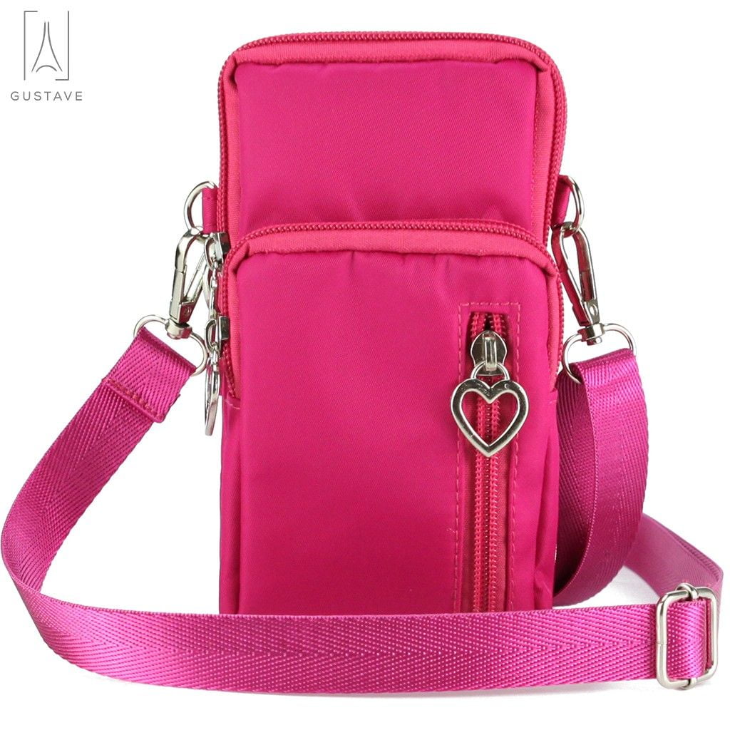Gustave Women's Small Crossbody Cell Phone Pouch Purse Waterproof Mini ...