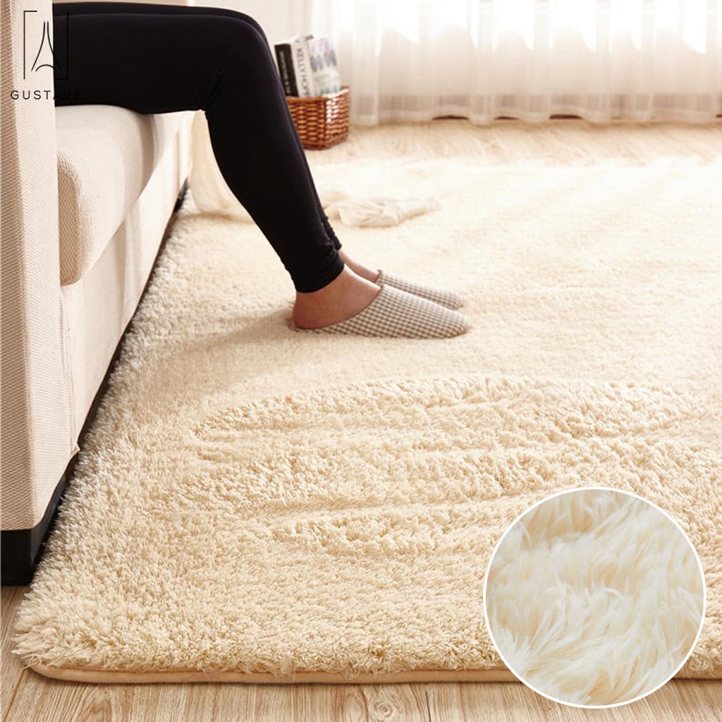 GustaveDesign Fluffy Rugs Fashion shaggy area rug Living Room Carpet ...