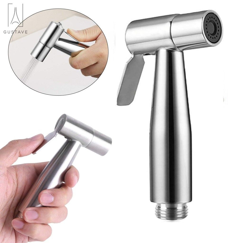 GustaveDesign Stainless Steel Handheld Bidet Sprayer Shower Head, Bidet ...