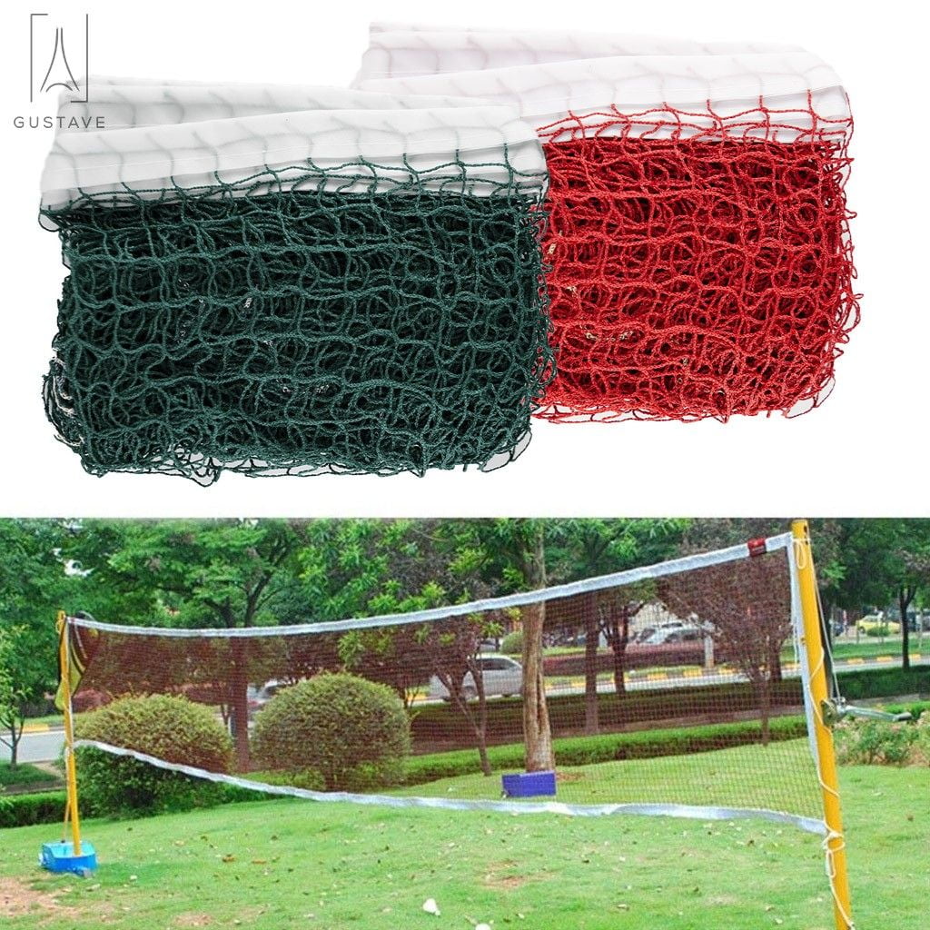 Gustavedesign 20 x 2.5ft Portable Badminton Net Tennis Volleyball Net ...