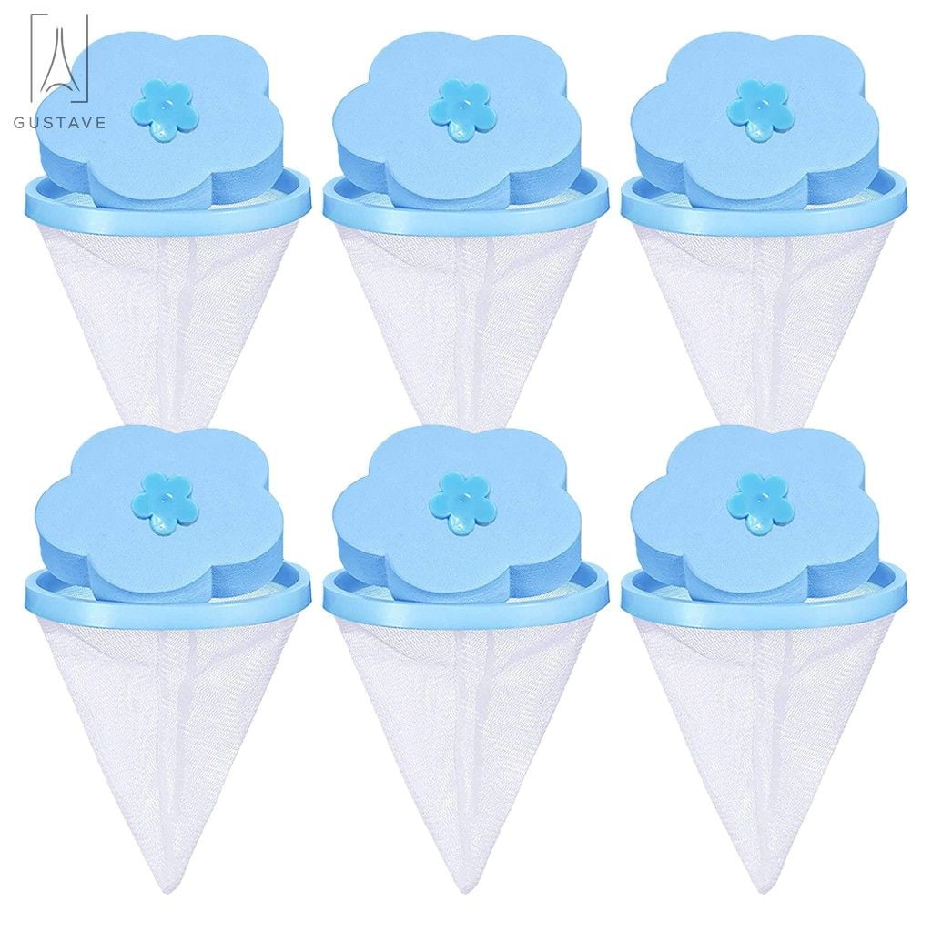 Gustavedesign 6PC Reusable Washing Machine Lint Catcher Household ...