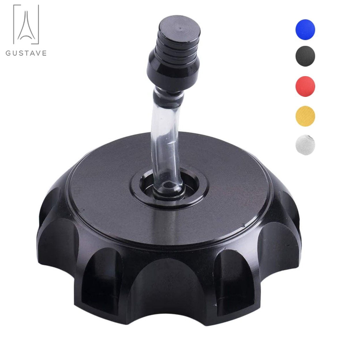 Gustavedesign Motorcycle CNC Aluminum Alloy Fuel Gas Tank Cap Vent ...