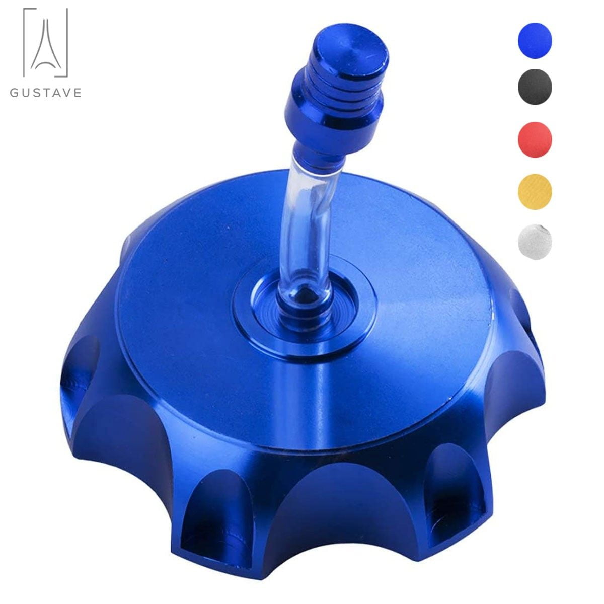 Gustavedesign Motorcycle CNC Aluminum Alloy Fuel Gas Tank Cap Vent ...