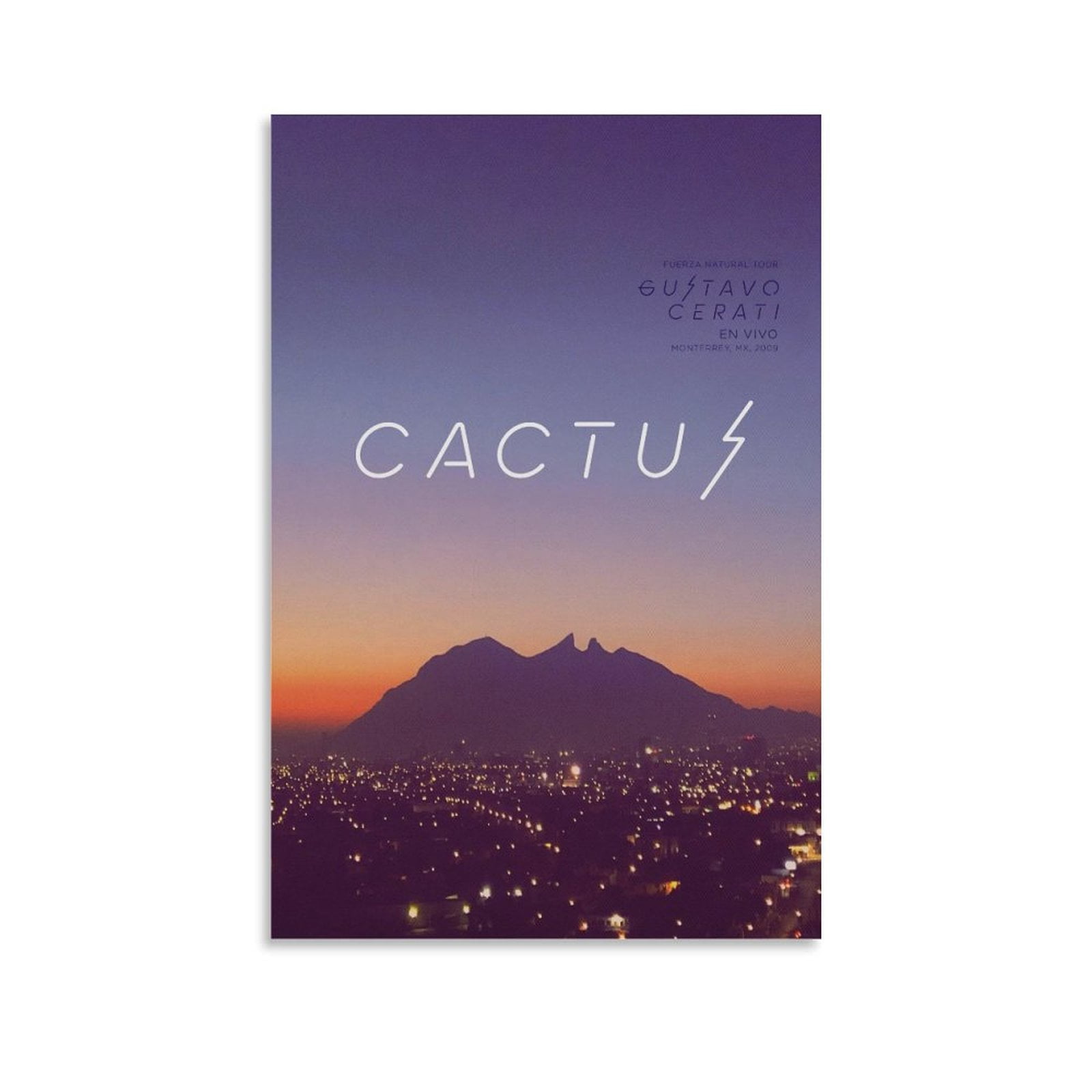 Gustavo Cerati Cactus Artworks Canvas Poster Room Aesthetic Wall Art ...