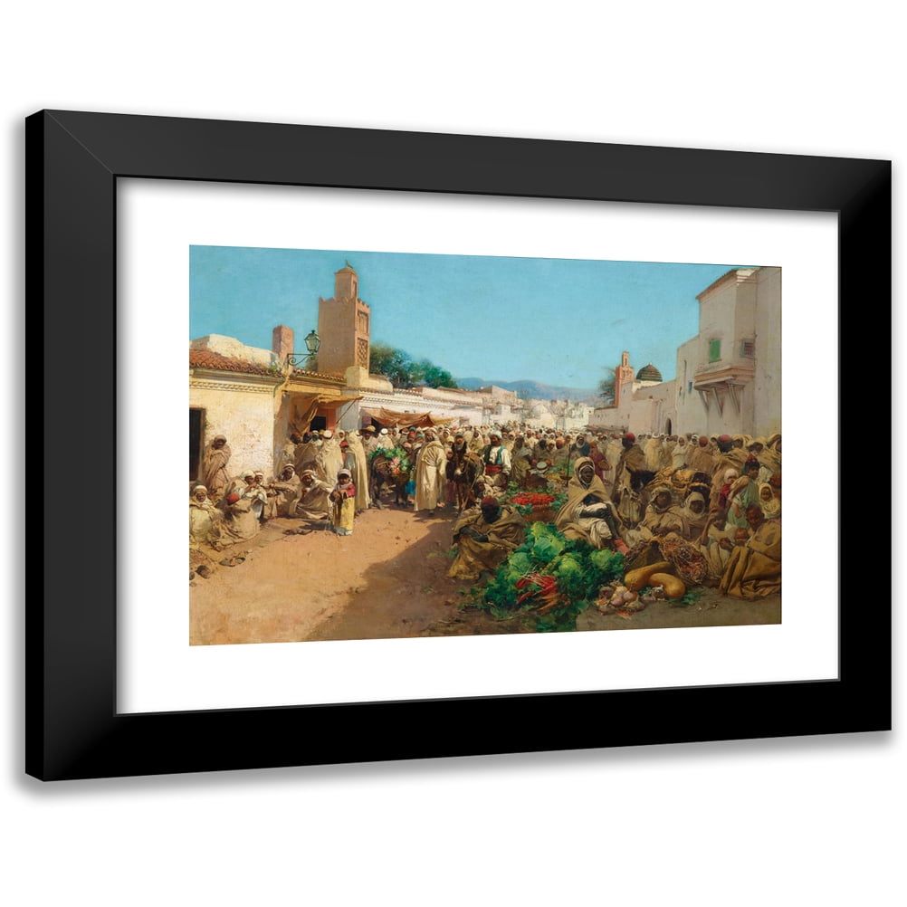 Gustavo Simoni 14x11 Black Modern Framed Museum Art Print Titled - A ...