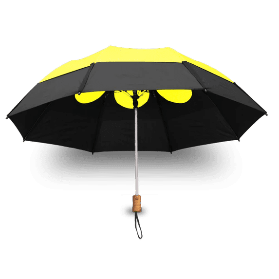 GustBuster 33143YL-BL 43 in. Metro Auto Open Umbrella, Yellow & Black ...
