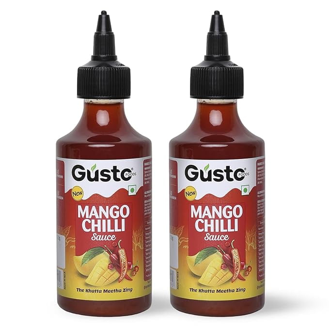 Gusto Foods Mango Sweet Chilli Sauce 720gm (Pack of 3)| Sweet and Sour ...