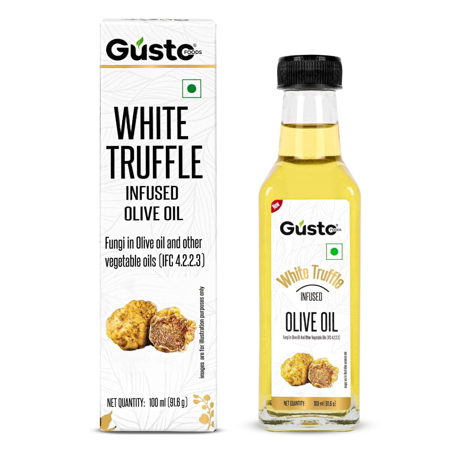 Gusto Foods White Truffle Oil - 100ml | Truffle Infused Olive Oil ...
