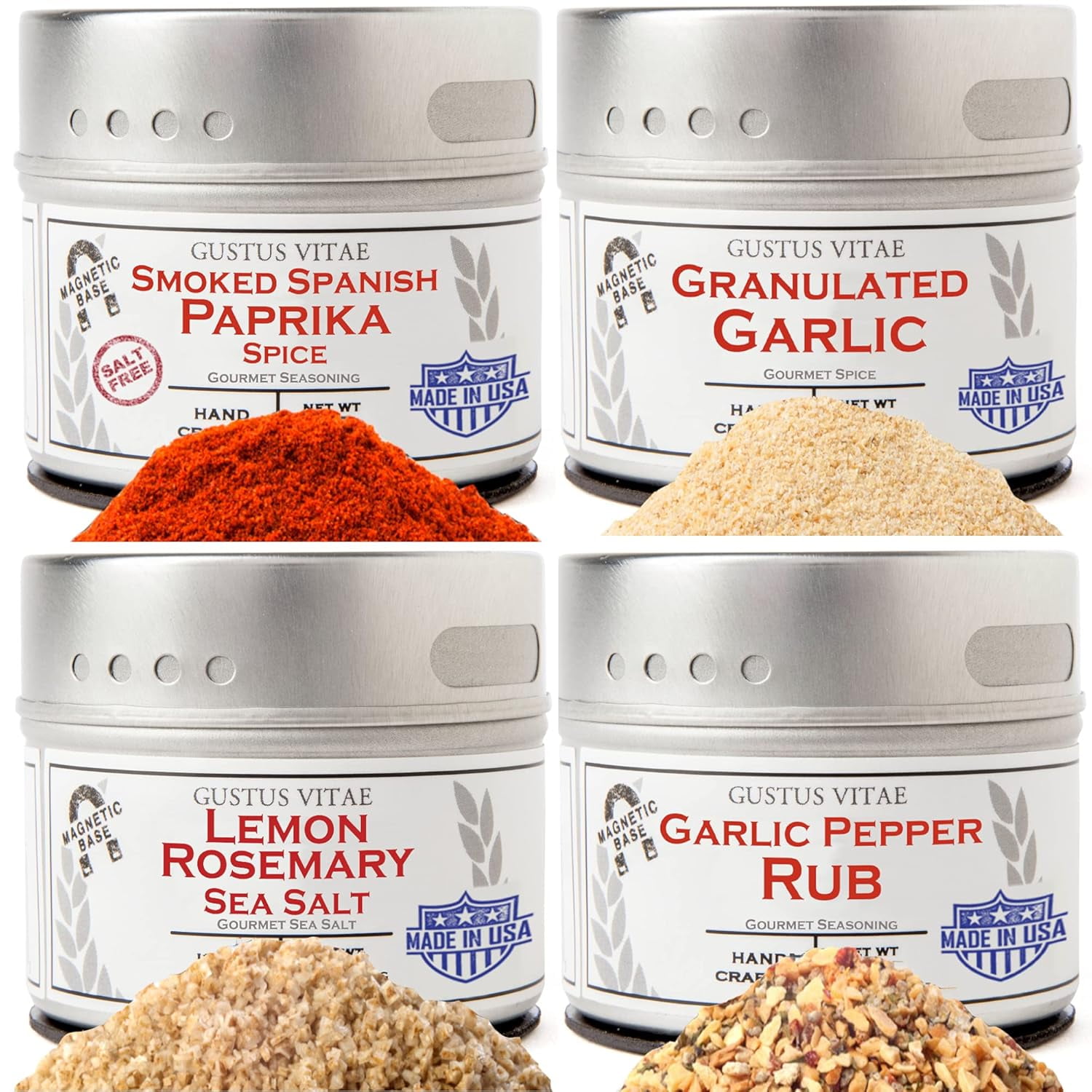 Gustus VitaePantry Essentials Set | | Gourmet Spice Gift | Small Batch ...