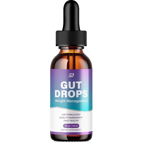 Gut Drops, Extra Strength Formula, Healthy Levels Support, Grape Seed ...