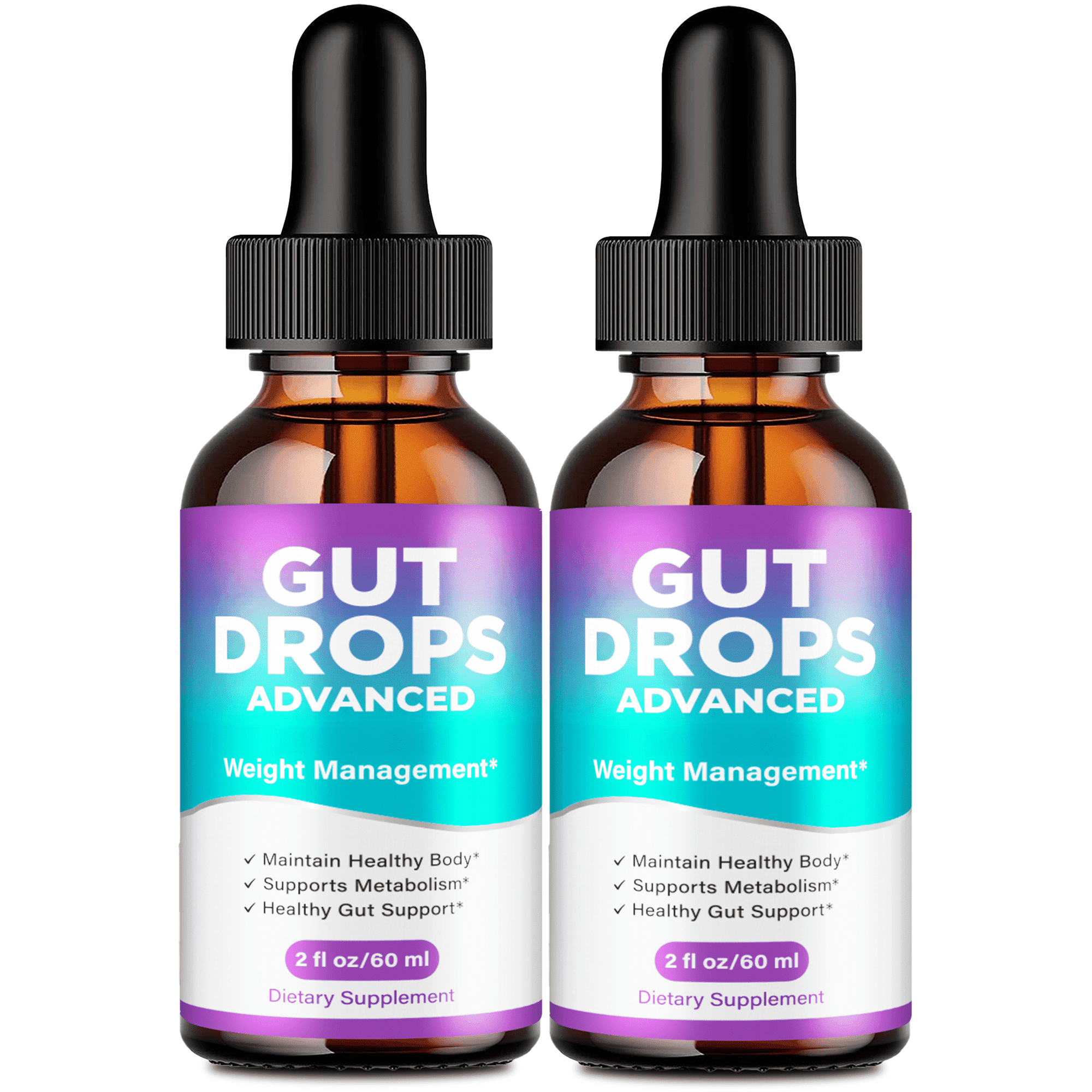 Gut Drops Advanced, Official GutDrops Supplement Liquid Droppers ...