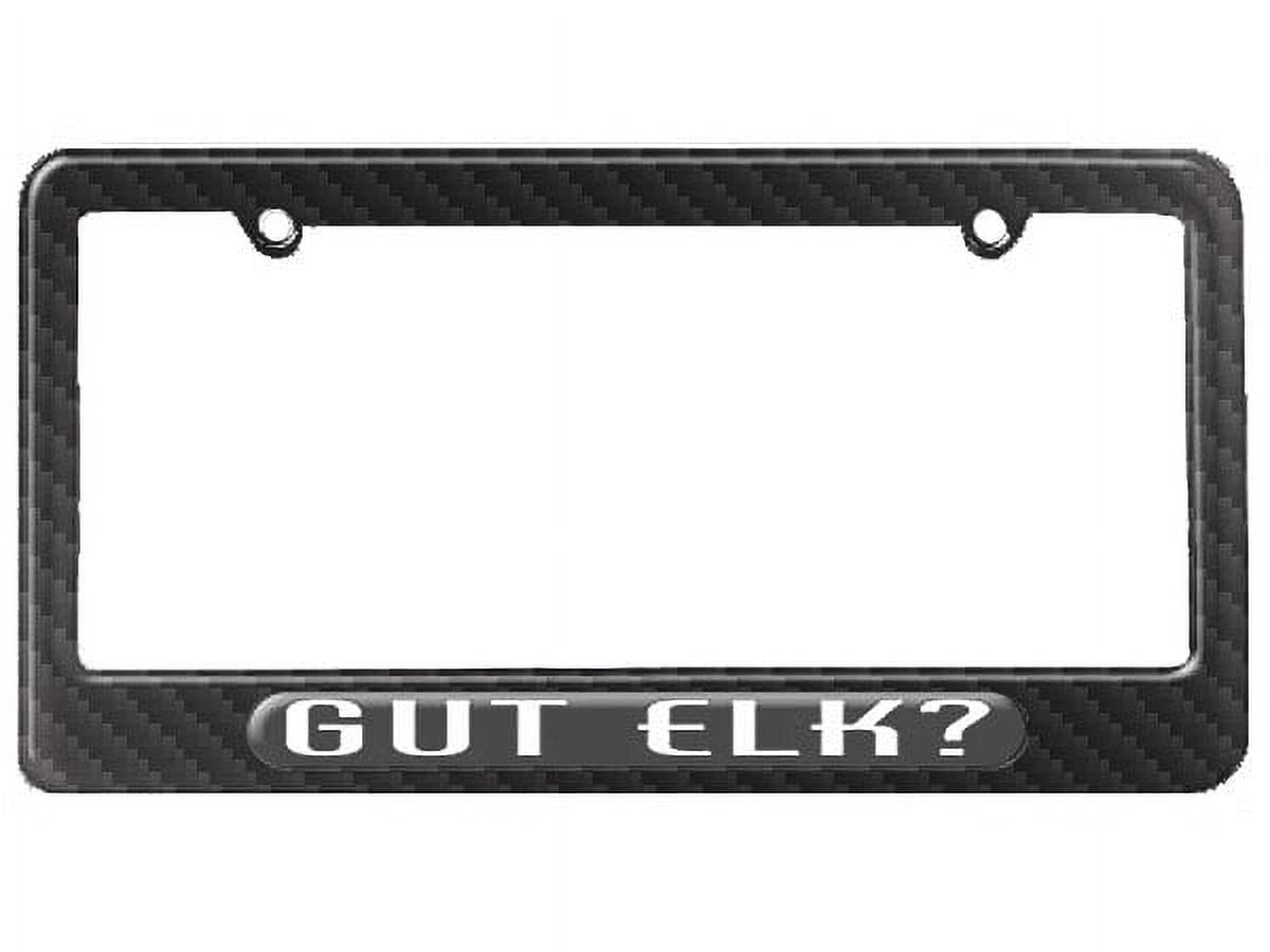 Gut Elk - Hunting License Plate Frame - Walmart.com