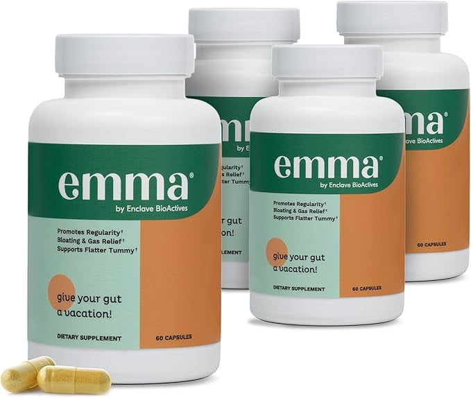 Gut Health & Detox Supplement – EMMA Formula with Berberine & Quercetin ...