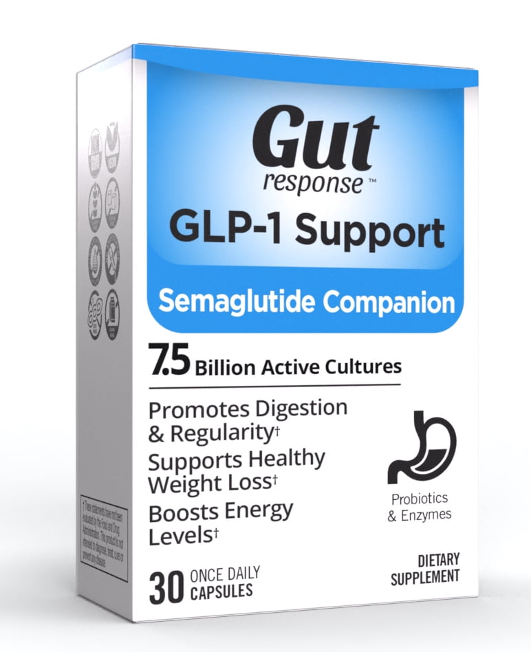 Gut Response GLP-1 Support 30 Capsules - Walmart.com